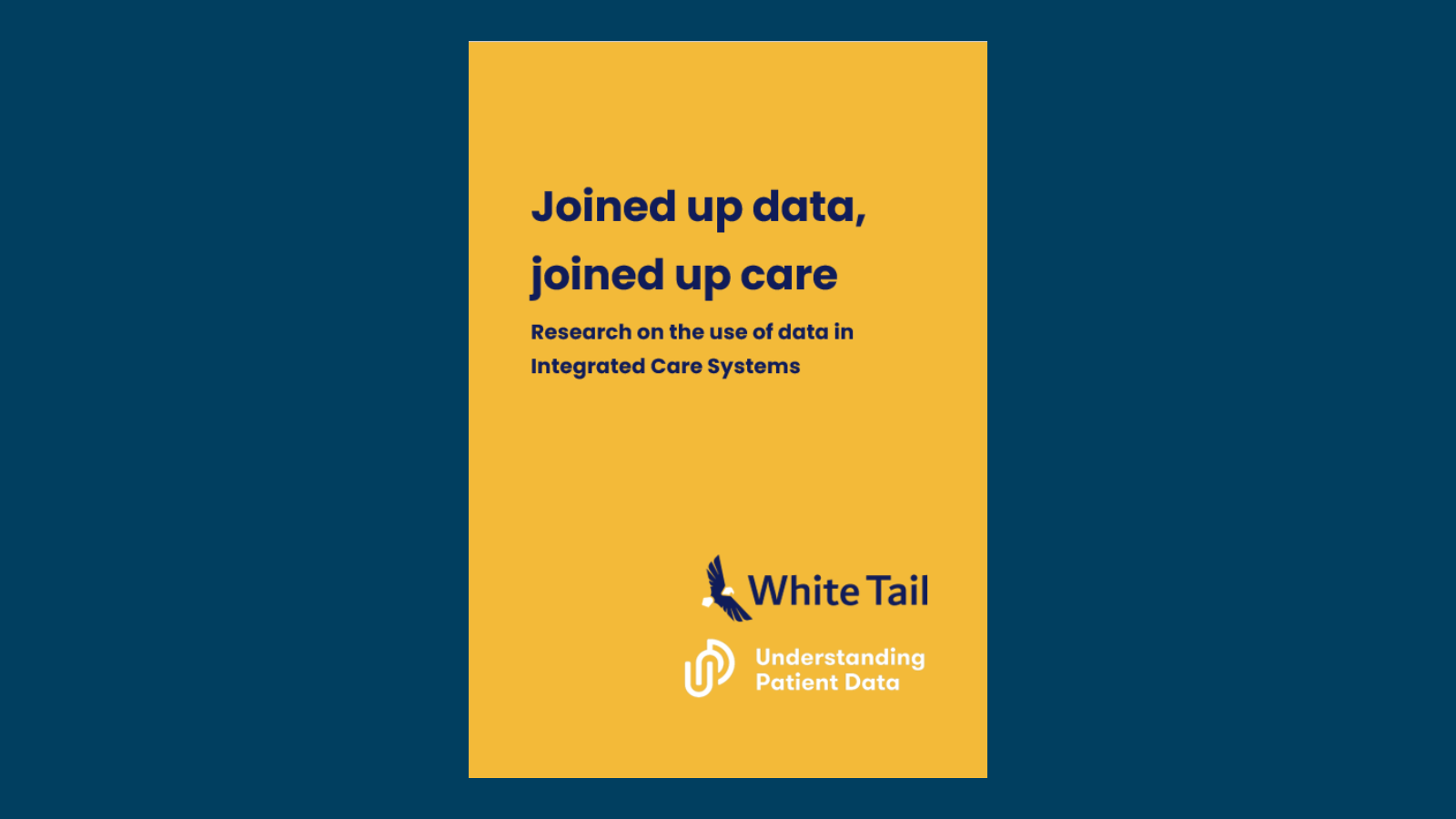 Research into the use of data by Integrated Care Systems (ICSs) | Understanding patient data